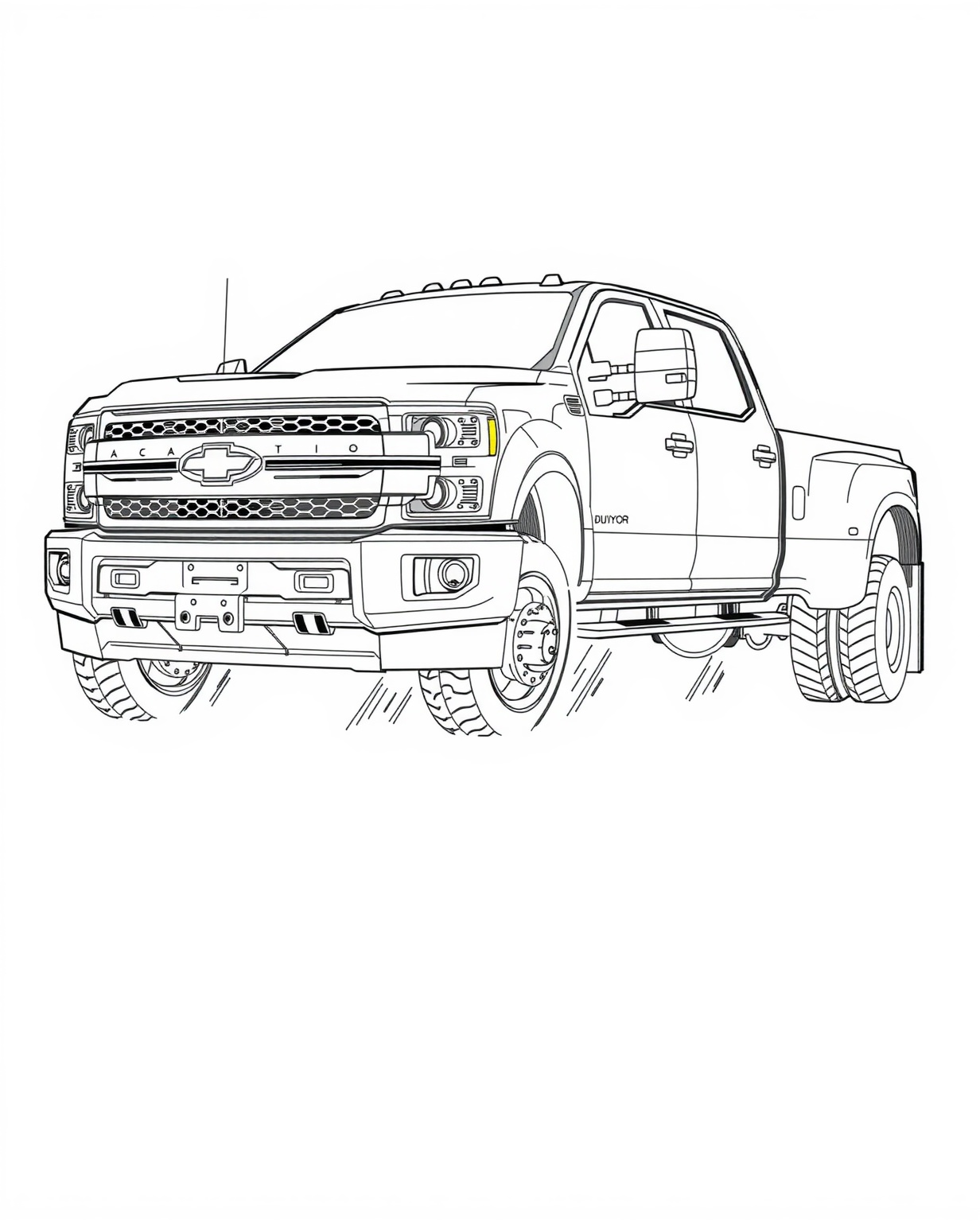 Dually Pages Lifted F350 Coloriage Supercoloring Colouring Colorare ...